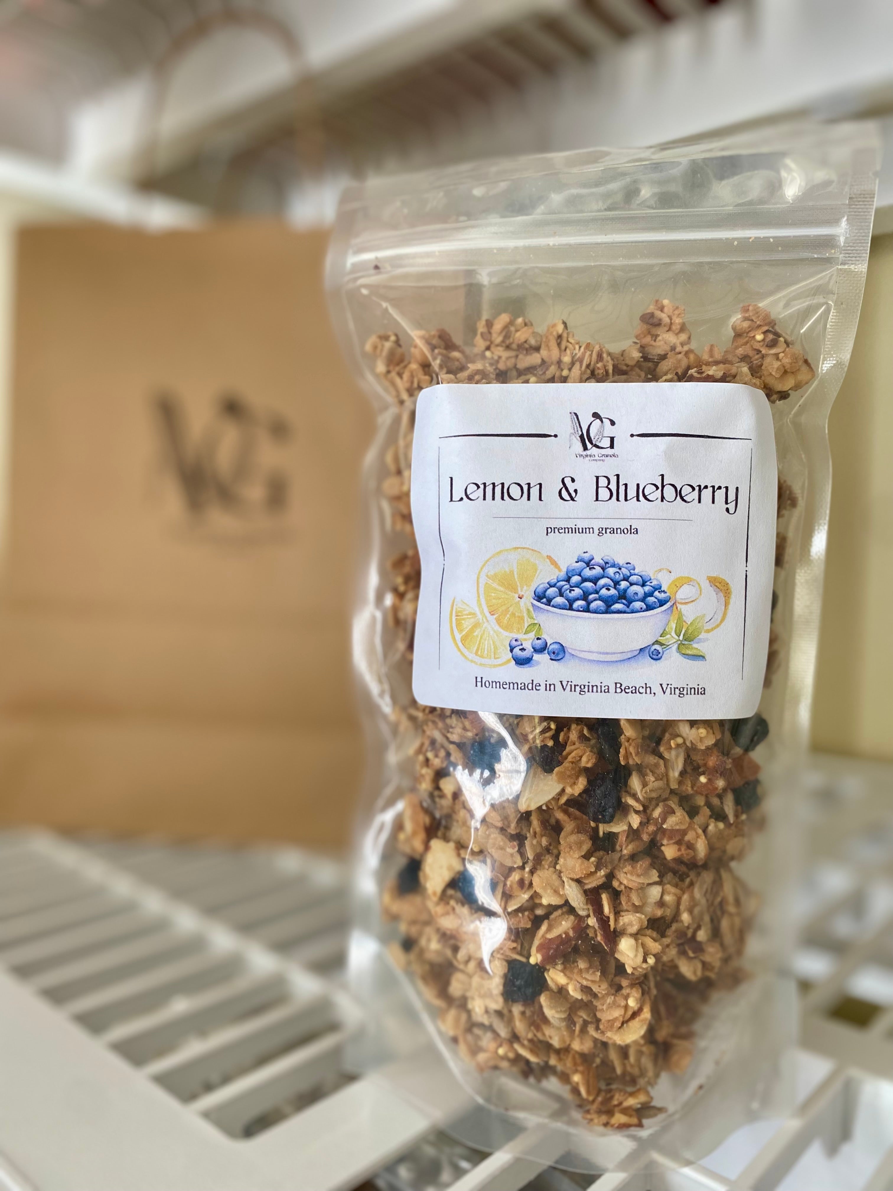 Lemon & Blueberry Granola | Virginia Granola Company